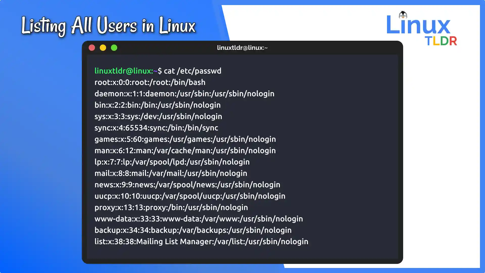 How To Display The List Of All Users In Linux Ultimate Guide 