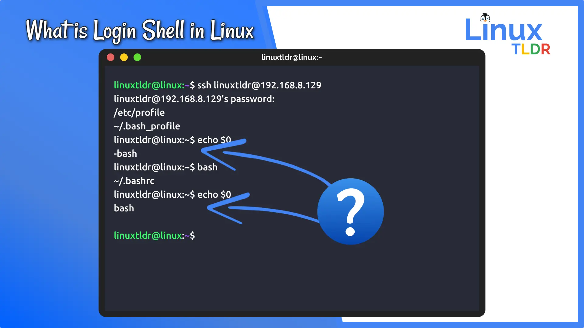 What Is Login Shell In Linux 