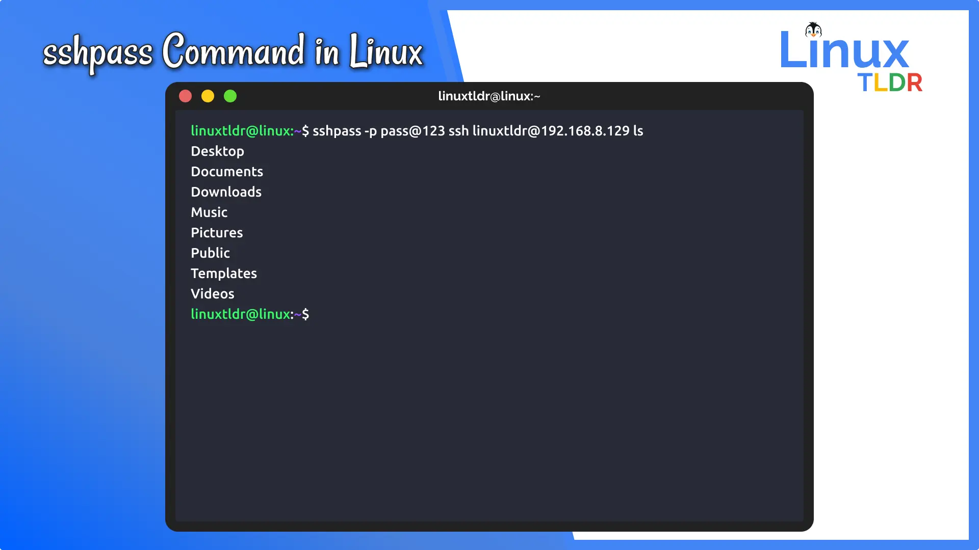 How To Automate Ssh Login Using Sshpass On Linux