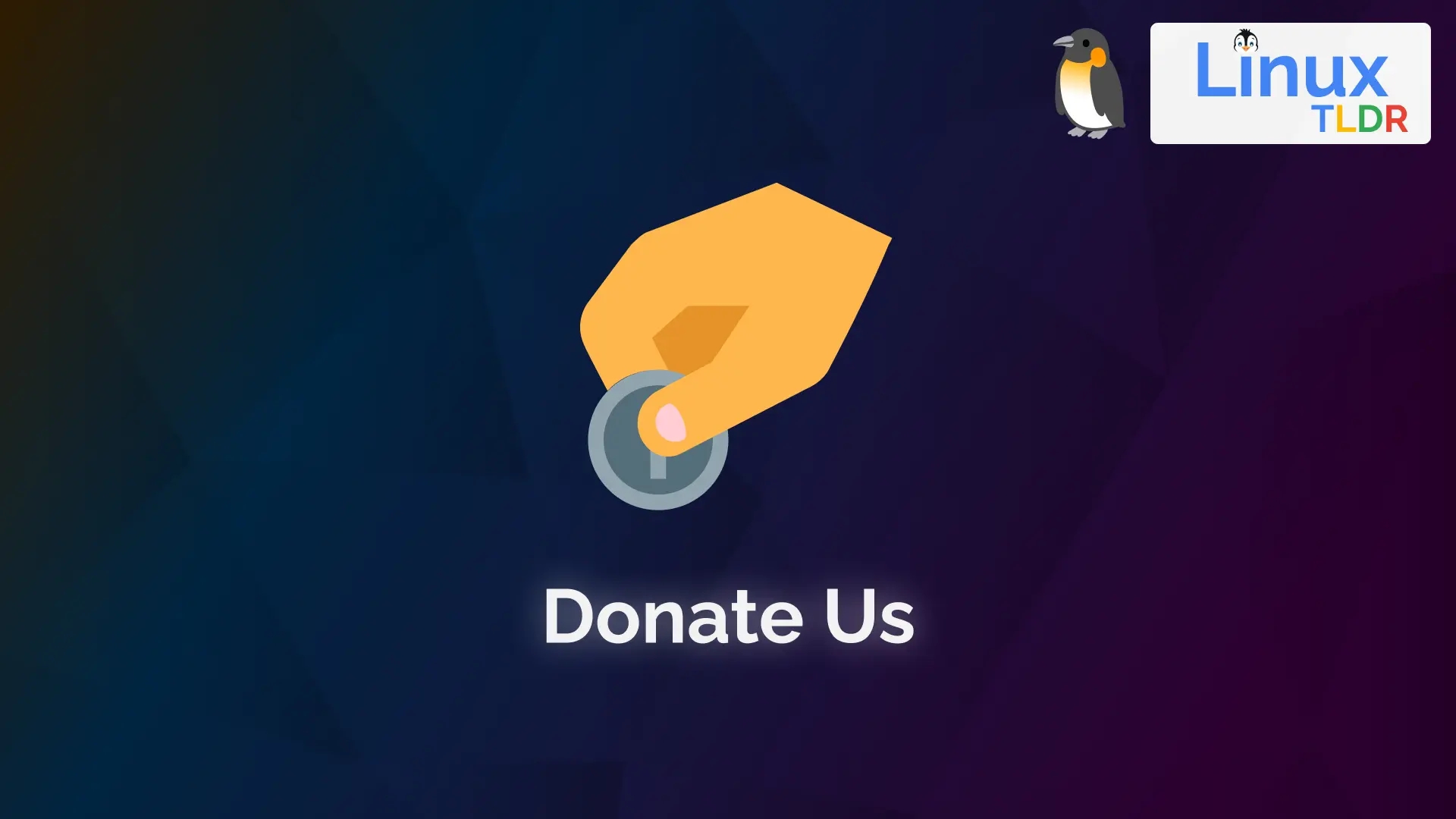 Donate to Linux TLDR